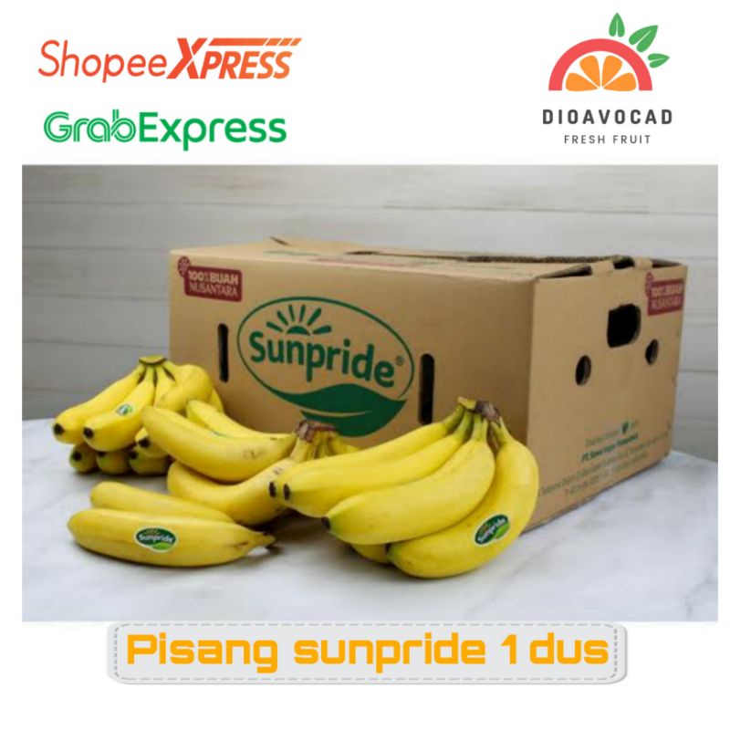 Jual pisang sunpride cavendish 1 dus grosir berat 13 kg | Shopee Indonesia