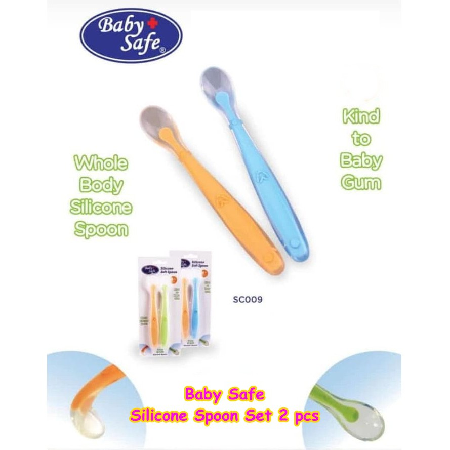 Jual BABY SAFE SENDOK SILIKON BAYI ISI 2 SC09 | Shopee Indonesia