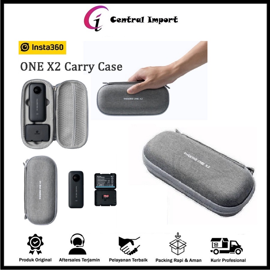 Jual Insta360 ONE X2 Carry Case - Insta 360 ONE X 2 Tas Storage Pouch ...