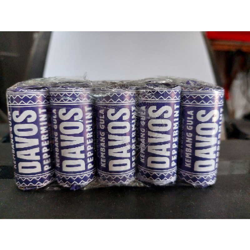 Jual PERMEN MINT DAVOS PEPPERMINT 1 PACK ISI 10 ROLL | Shopee Indonesia