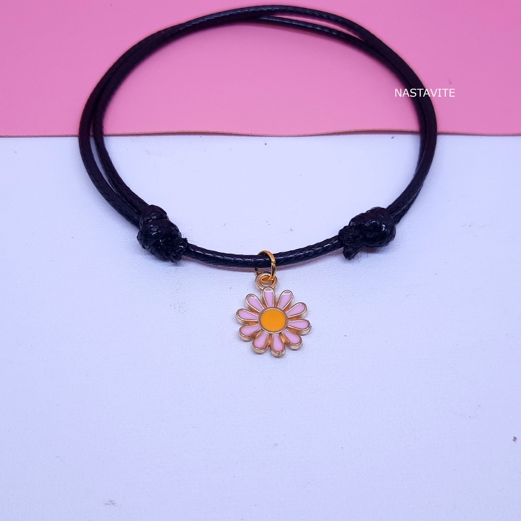 Jual Gelang Liontin Kupu Kupu Couple Awan Tali Korea Hitam Persahabatan ...