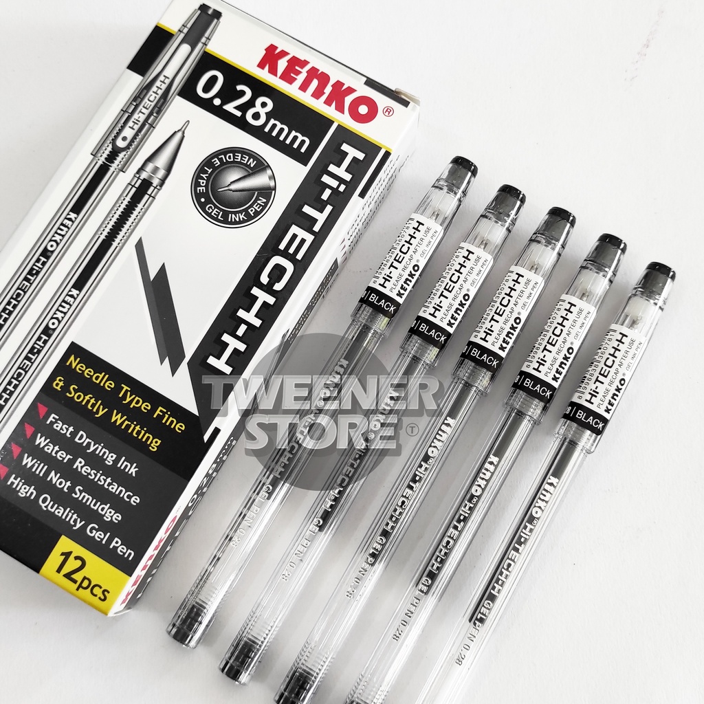Jual Kenko Hi Tech H 0,28mm Gel Ink Pen Bolpen Ballpoint Pulpen ...