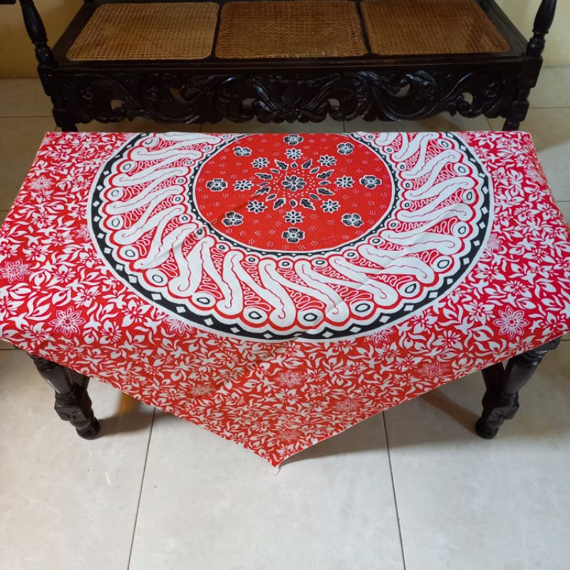 Jual TAPLAK MEJA BATIK TAPLAK MEJA TAMU GURU BATIK | Shopee Indonesia