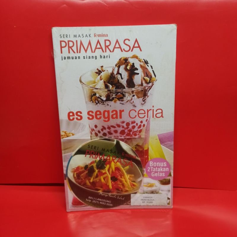 Jual buku resep PRIMARASA ES SEGAR CERIA | Shopee Indonesia
