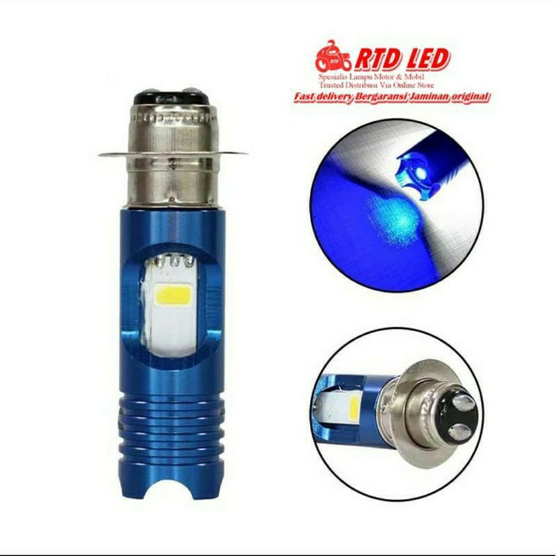 Jual Lampu Depan LED H6 M11G Matic Bebek RTD Rayton Plus Senja Blue | Shopee Indonesia