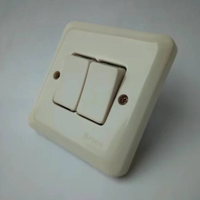 Jual saklar seri inbow broco - double switch ib new gee | Shopee Indonesia