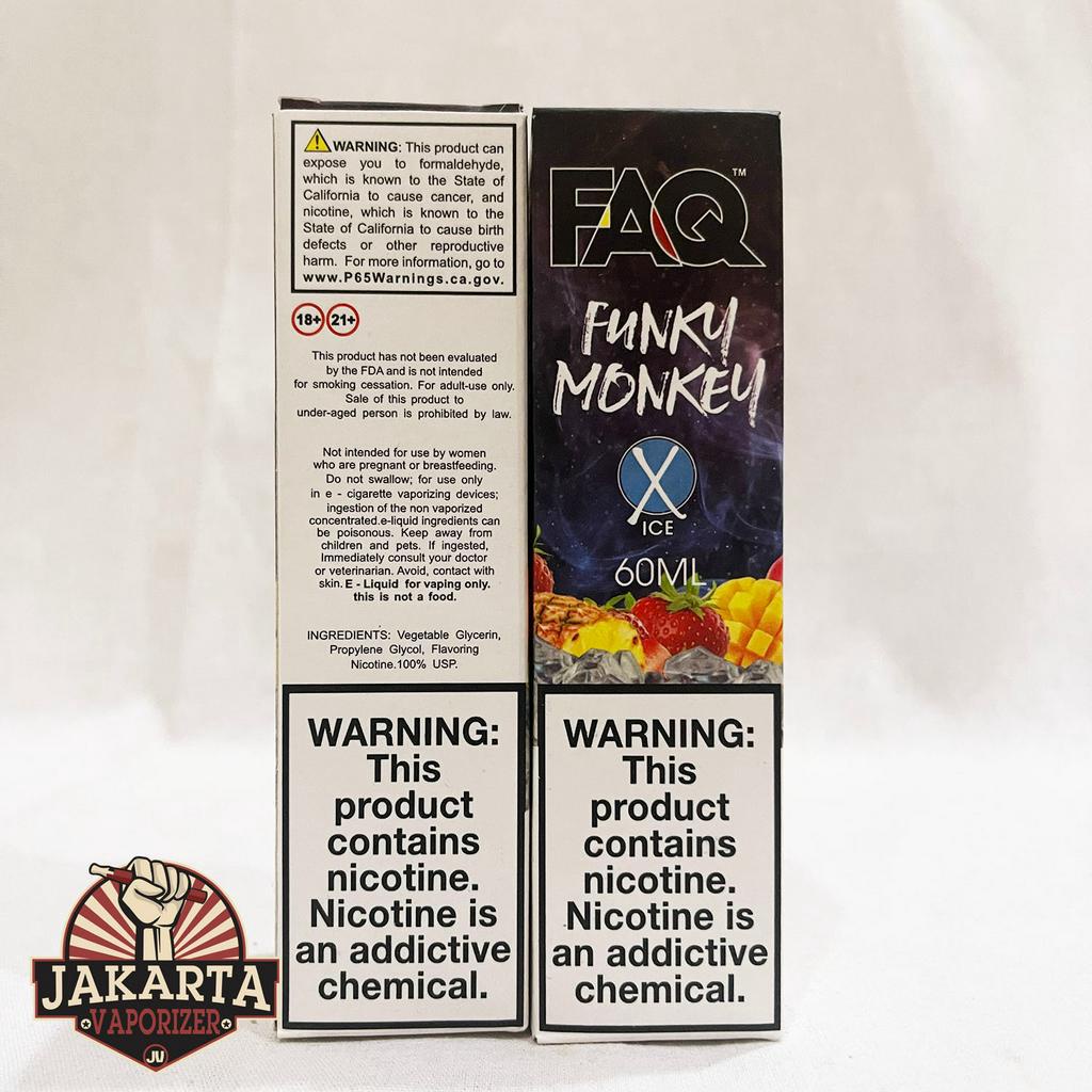 Jual [X ICE] EJM FAQ FUNKY MONKEY X ICE 60ML 3MG 6MG BY EJUICE MURAH ...