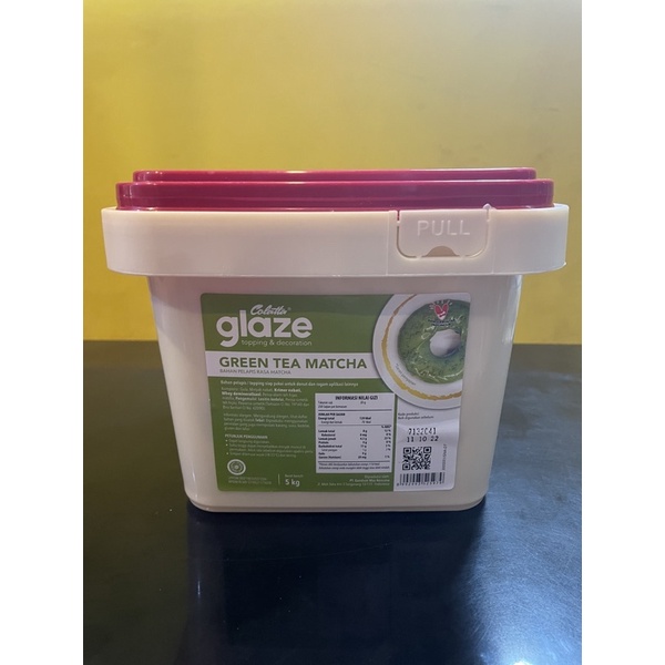 Jual colatta dip glaze greentea kemasan repack 500gr | Shopee Indonesia
