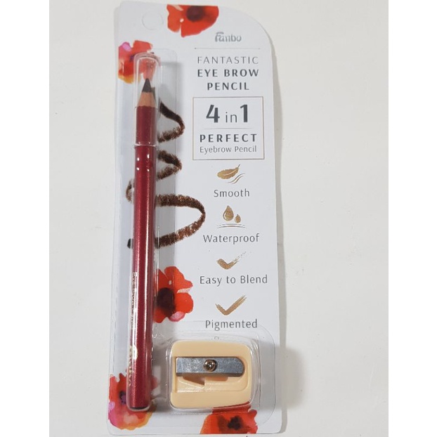 Jual Fanbo Eyebrow Pencil (Free Rautan) | Shopee Indonesia