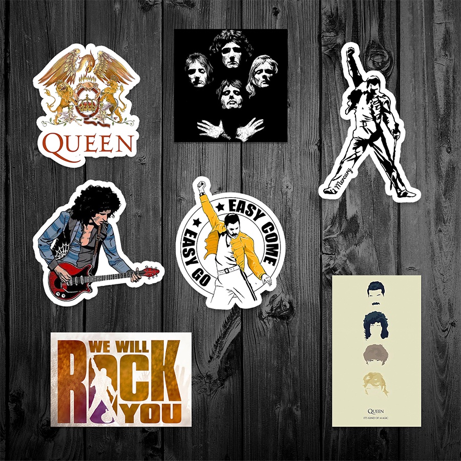 Jual Sticker Pack Band - Queen [7 Pcs] | Shopee Indonesia