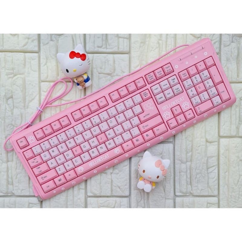 Jual Keyboard Hello Kitty Pink | Shopee Indonesia