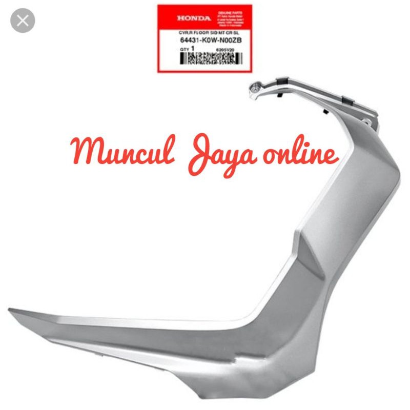 Jual 64431-K0W-N00ZB Cover R Floor Side Dek Lantai Kanan ADV 150 Silver ...
