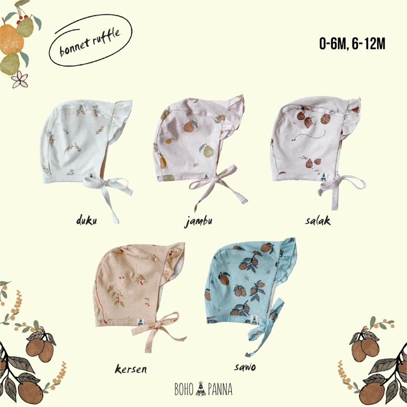 Jual Bonet Ruffle | Shopee Indonesia