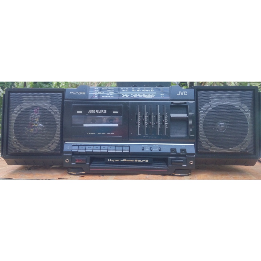 Jual RADIO TAPE JVC PC-V55 Portable Component System | Shopee Indonesia