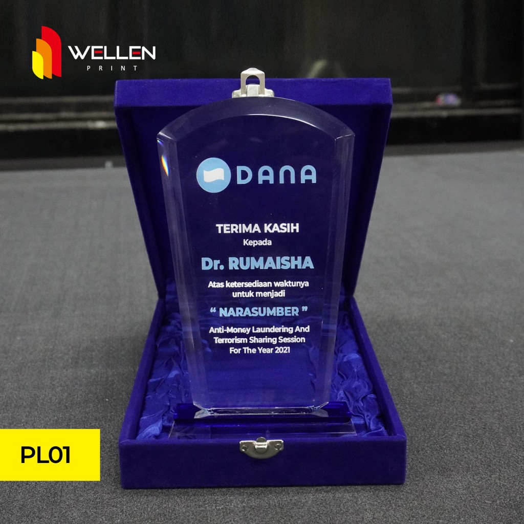 Jual WELLEN PRINT - Plakat Acrylic Print Custom tebal 20mm / Trophy ...