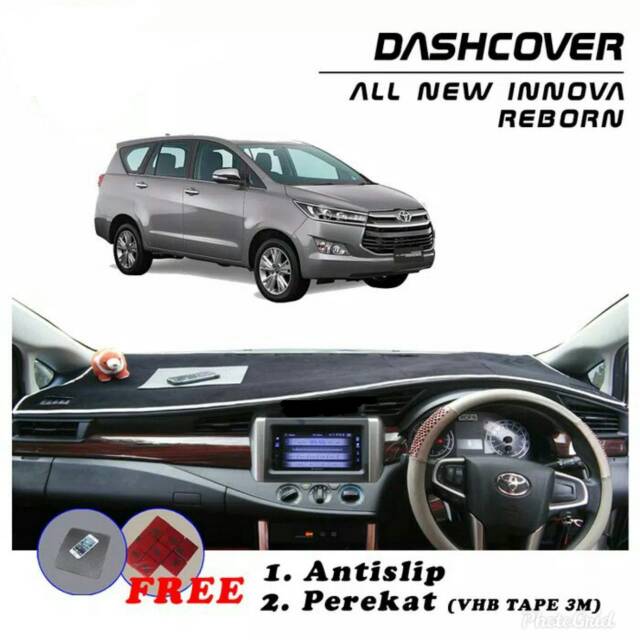Jual Cover Dashboard mobil Toyota innova Reborn +antislip | Shopee ...