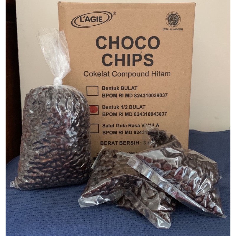 Jual Choco Chip Coklat Cokelat Rainbow Chips Warna Warni Lagie ...