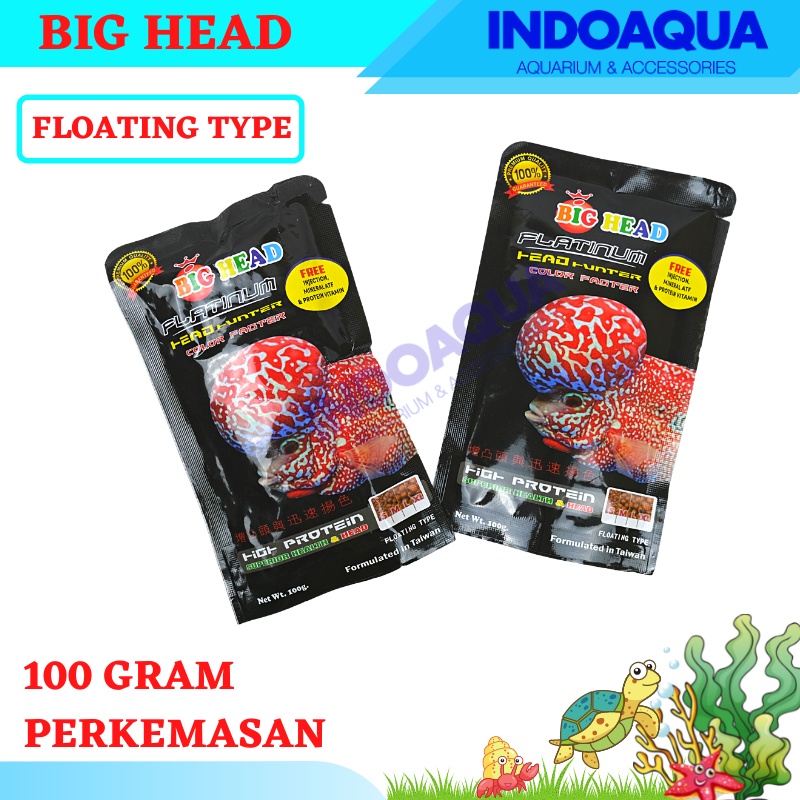 Jual Pelet Ikan Louhan Bikin Jenong Big Head 100 gram | Pakan Ikan ...