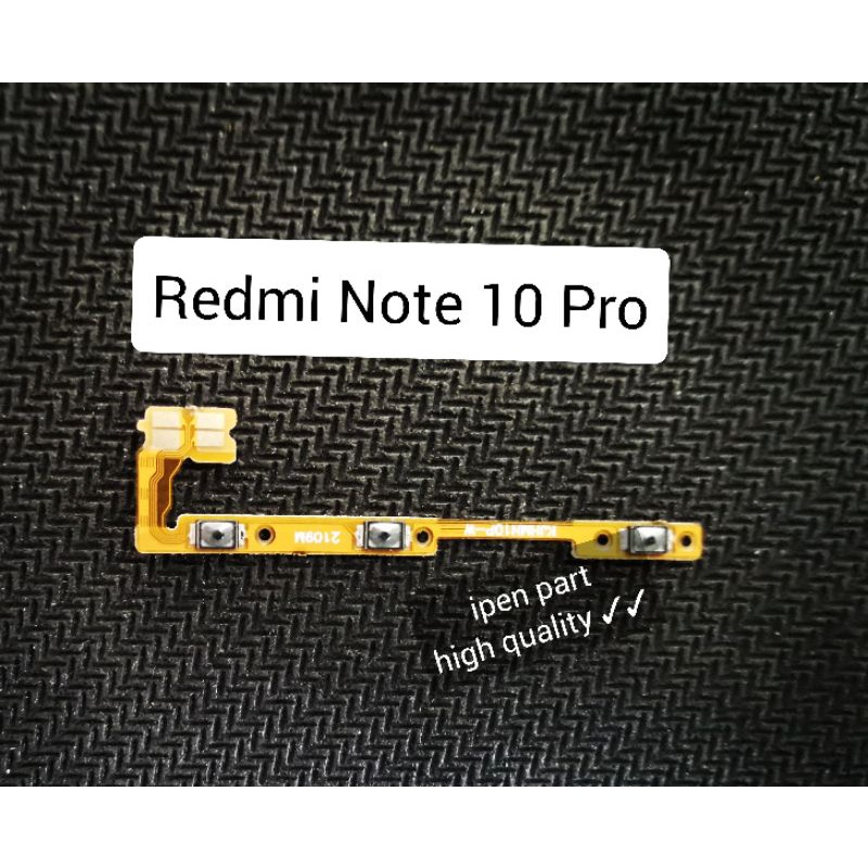 Jual Flexible Volume Rdmi Note 10 Pro Flex Power On Off Switch Xio ...