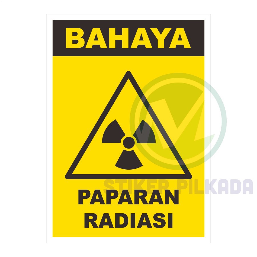 Jual STIKER VINYL BAHAYA RADIASI | Shopee Indonesia Jual STIKER VINYL BAHAYA RADIASI | Shopee Indonesia