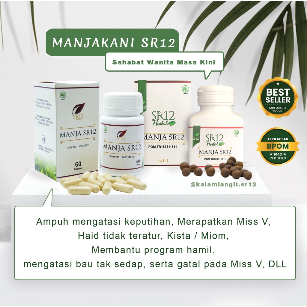 Jual MANJAKANI ACEH SR12 BPOM ORIGINAL - AMPUH ATASI KEPUTIHAN ...