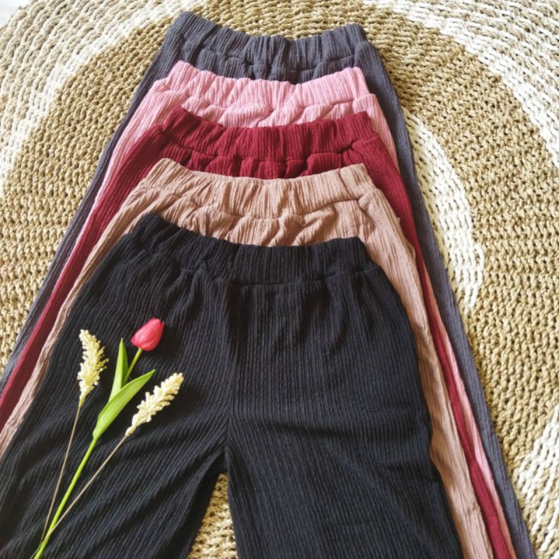 Jual Celana Kulot Babat AllSize Panjang Tebal | Shopee Indonesia