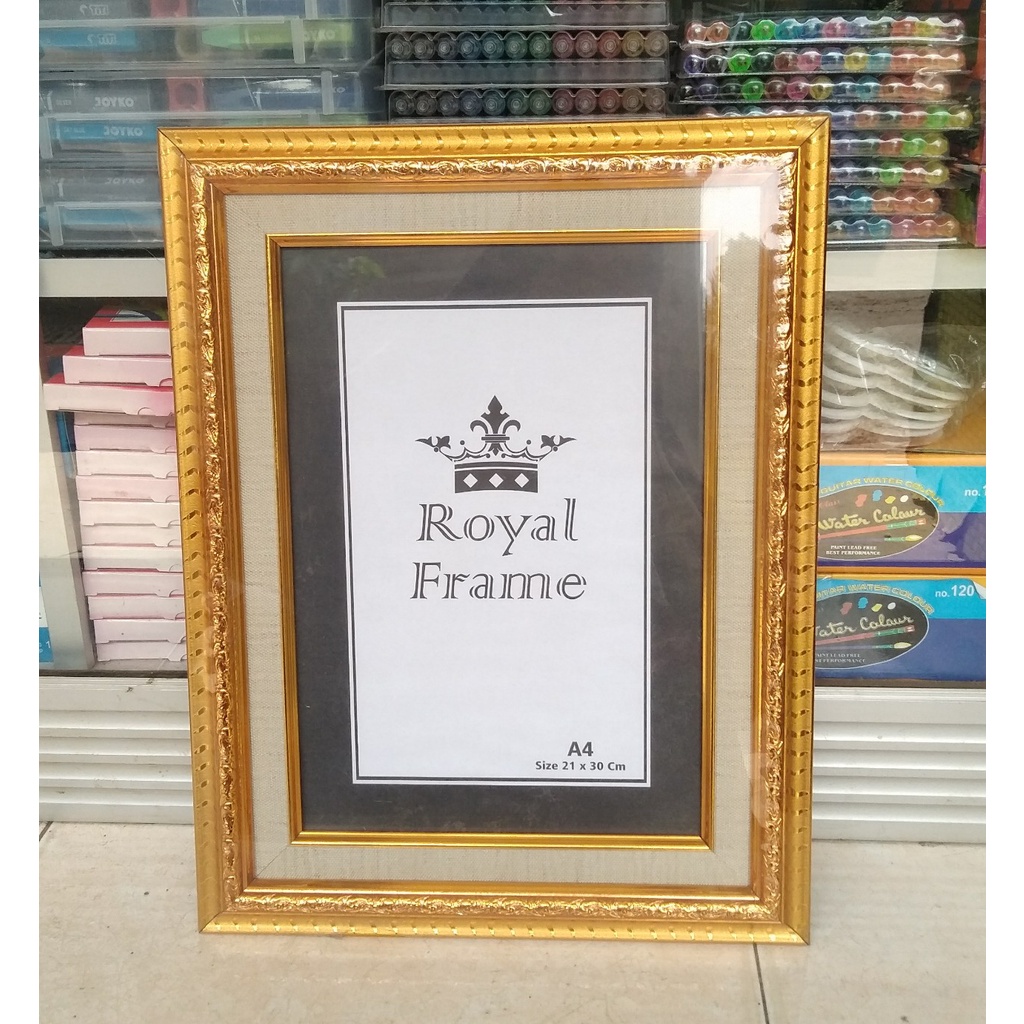 Jual Bingkai Foto Ukuran A4 (21 X 30 cm) Linen/ Frame foto A4 Ukir ...