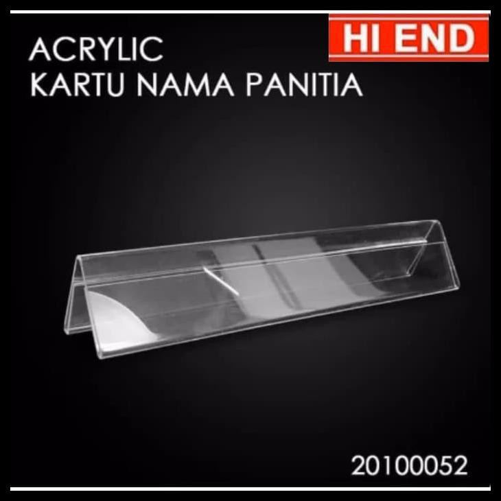 Jual Acrylic/Akrilik Name Plate/Tempat Reserved Selipan Kertas | Shopee ...