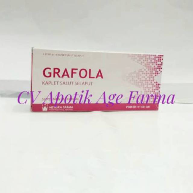 Jual Grafola Caplet isi 30 (Metiska Farma) | Shopee Indonesia