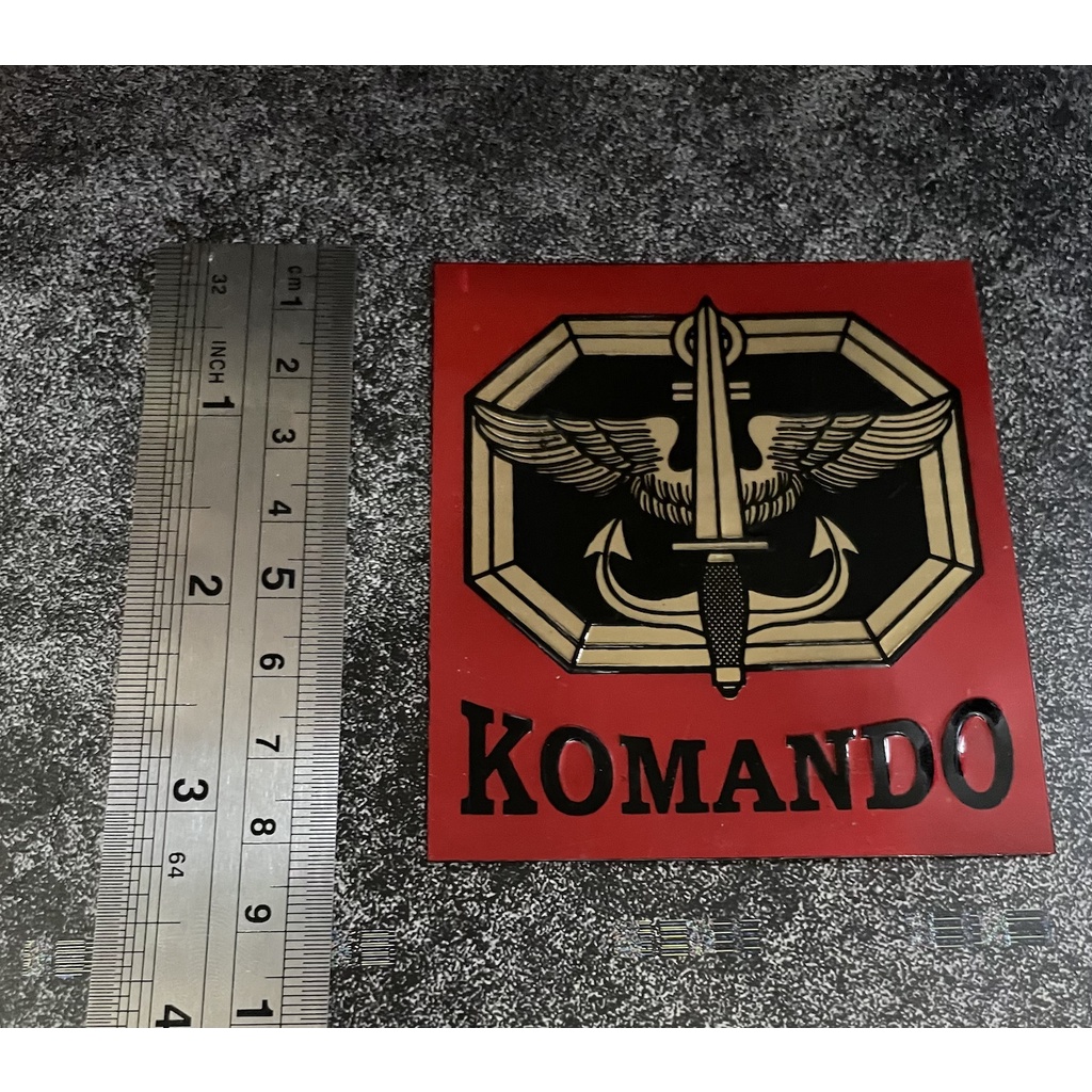 Jual Sticker Komando Stiker Komando Stiker kopassus Stiker Mobil ...