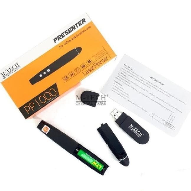 Jual Laser Pointer Wireless Presenter PP-1000 / Laser Pointer PP1000 ...