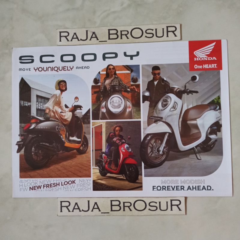 Jual Poster brosur flyer Honda Scoopy 2021 | Shopee Indonesia