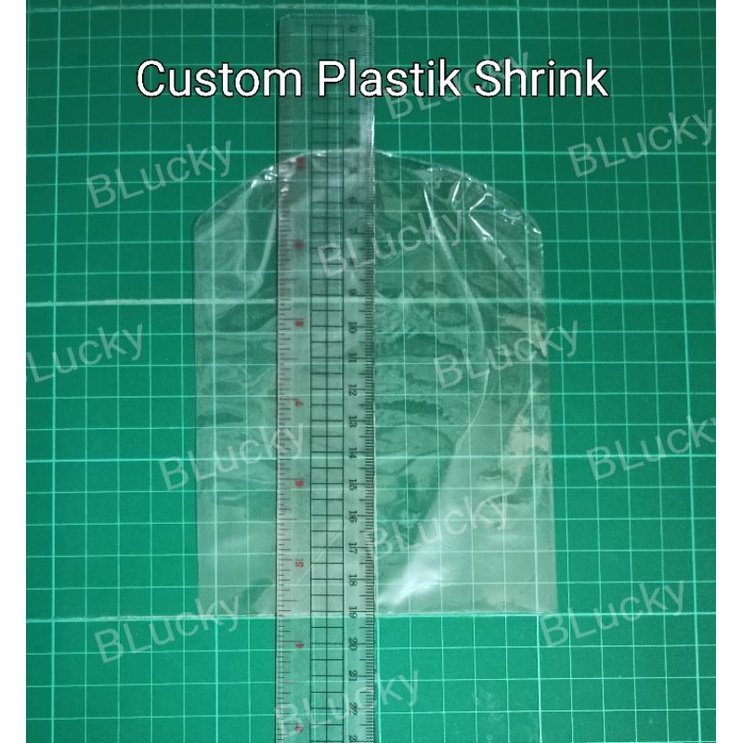 Jual 100pcs Custom Segel Plastik Shrink - Ukuran Lebar 10.5cmx15cm ...