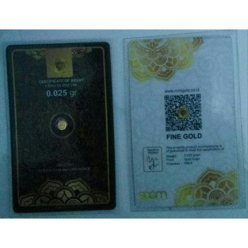 Jual Mini Gold 0,025gr | Shopee Indonesia