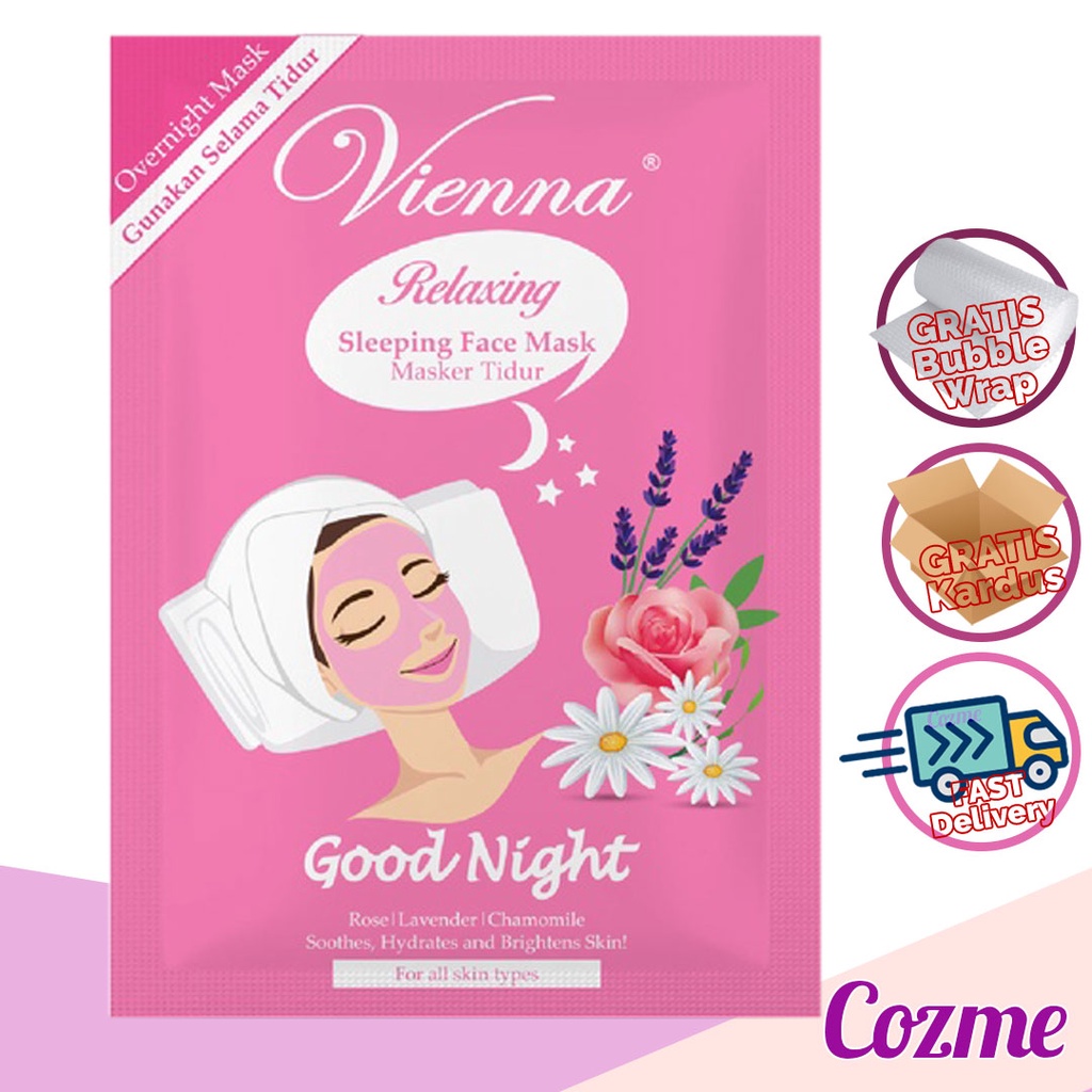 Jual VIENNA Facial Mask Relaxing Sleeping 15ml | Shopee Indonesia