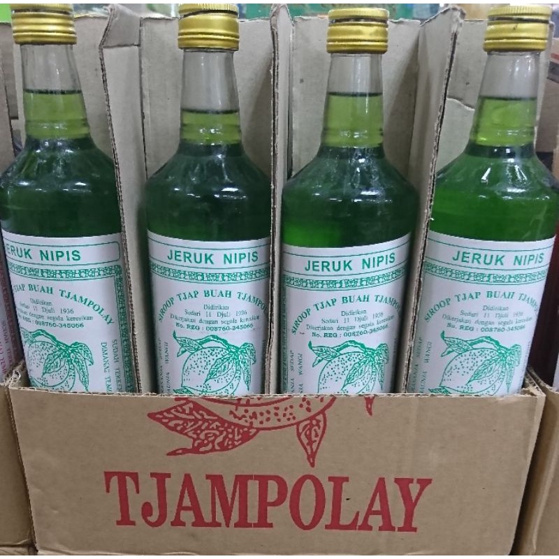 Jual syrup tjap buah Tjampolay rasa jeruk nipis | Shopee Indonesia