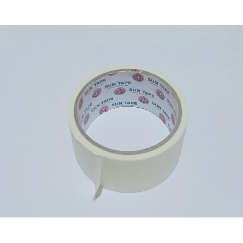 Jual Masking tape 48 mm / lakban kertas 2 inch sun tape | Shopee Indonesia