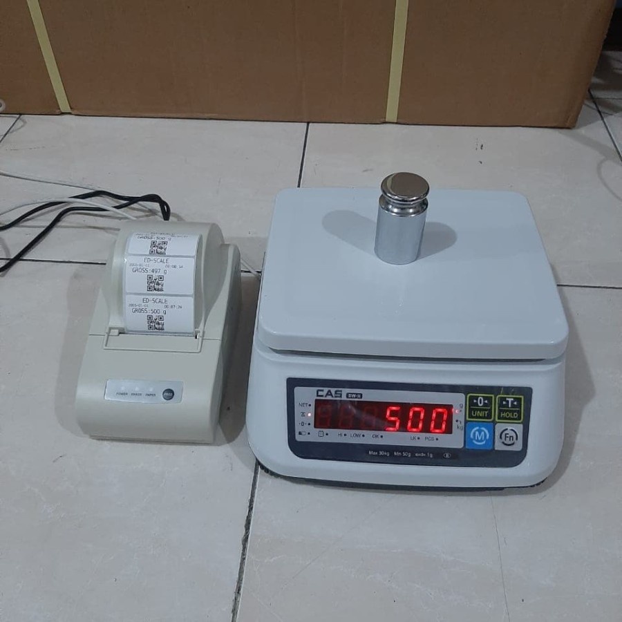 Jual Timbangan Printing Label Sticker 30kg Cas SW-II IS DLP-50 | Shopee ...
