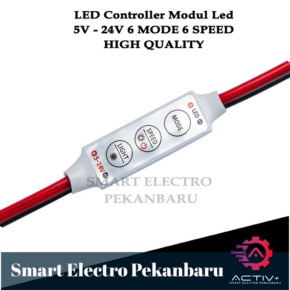 Jual ORIGINAL LED MINI CONTROL LED DIMMER 5-24V Modul Led Mini Dimmer ...