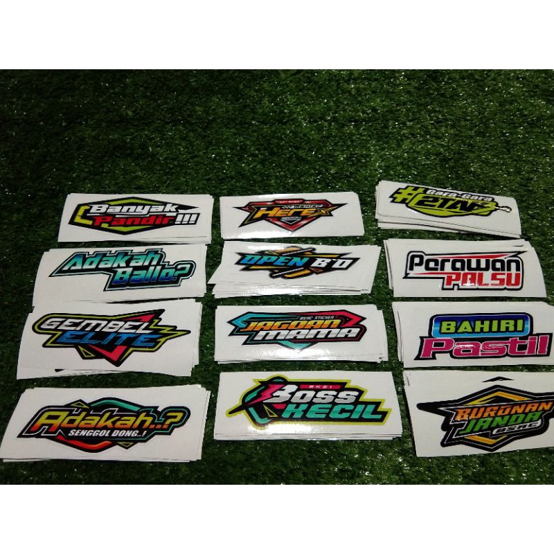 Jual sticker kata2 | Shopee Indonesia