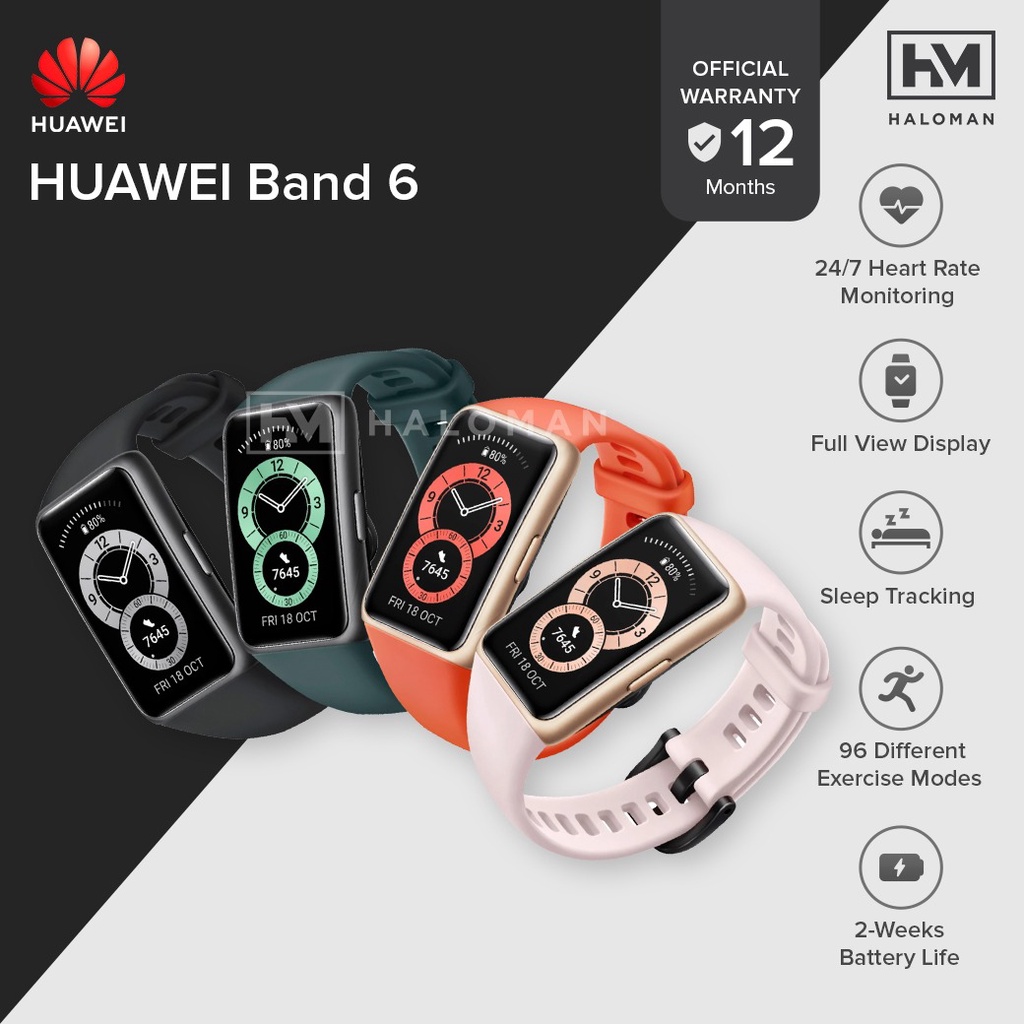 Jual Huawei Band 6 Smart Band Amoled - Garansi Resmi 1 Tahun | Shopee ...