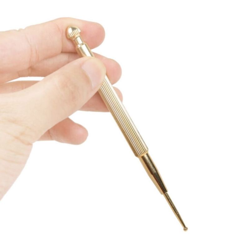 Jual Accu probe / Accupressure pen pencari titik telinga tembaga ...