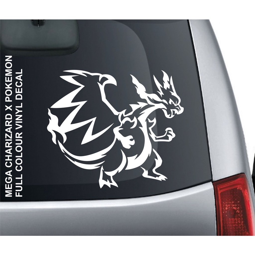 Jual Sticker Cutting Pokemon Mega Charizard X Murah Lucu | Shopee Indonesia