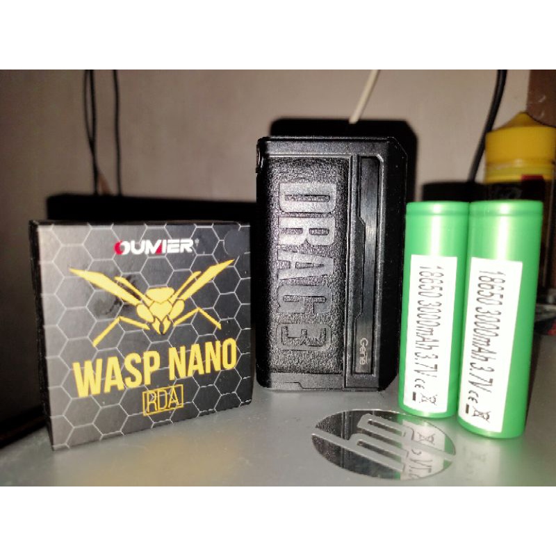 Jual PAKET Drag 3 & RDA Wasp Nano Komplit | Shopee Indonesia