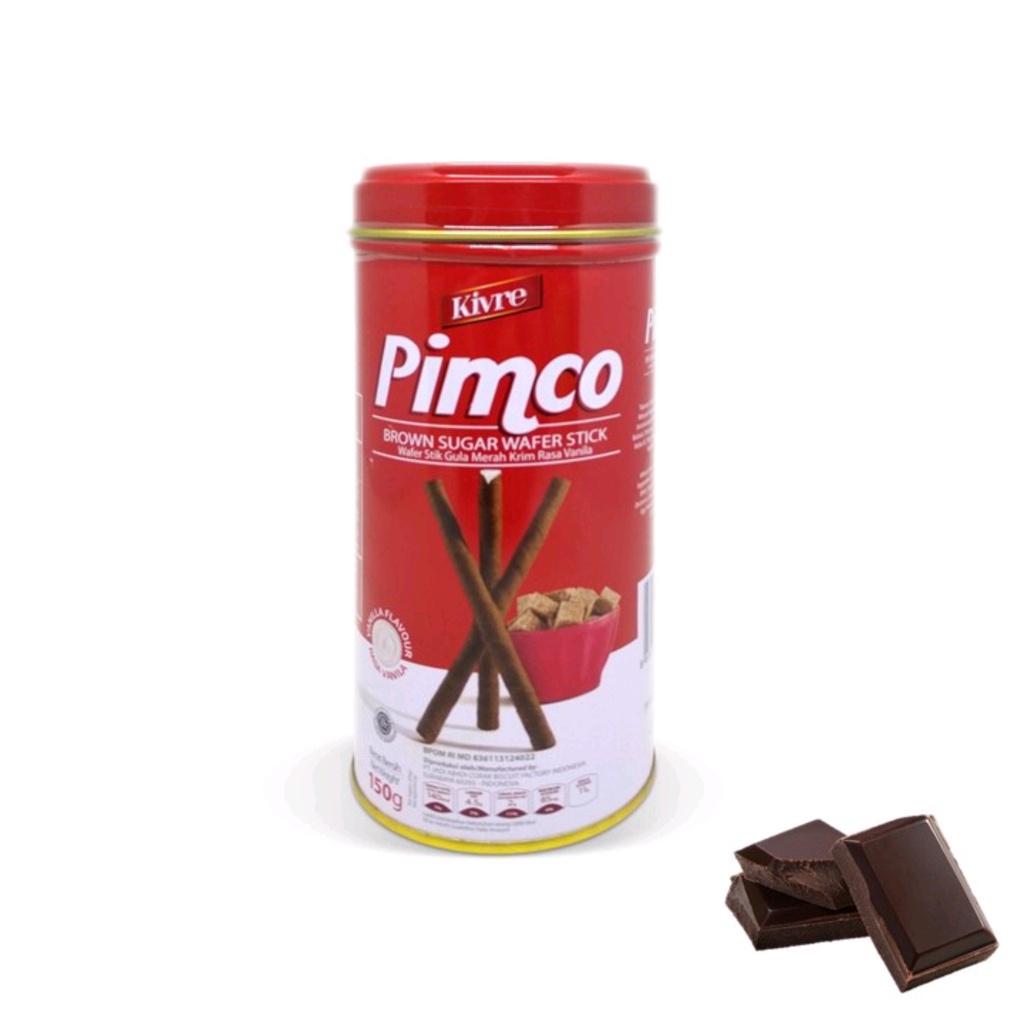 Jual Kivre Pimco Wafer Stick Gula Merah 150gr/Brown Sugar Wafer Stick ...