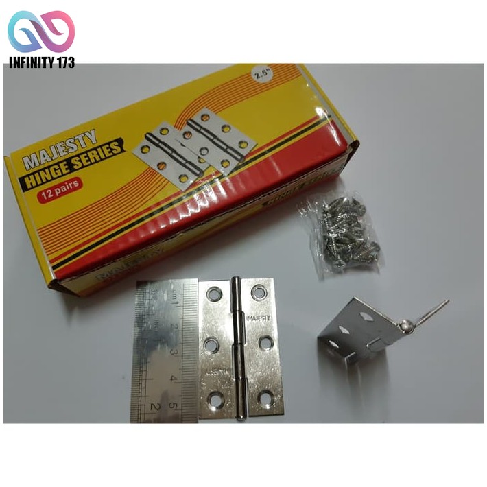 Jual Engsel Kupu Mini Kecil 2.5" STAINLESS Pintu Lemari Kayu Kotak Box ...