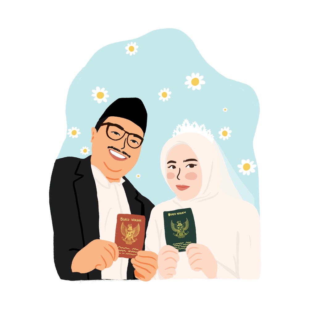 Jual SOFT FILE ONLY+REQUEST CETAK Custom Ilustrasi Faceless Semi ...