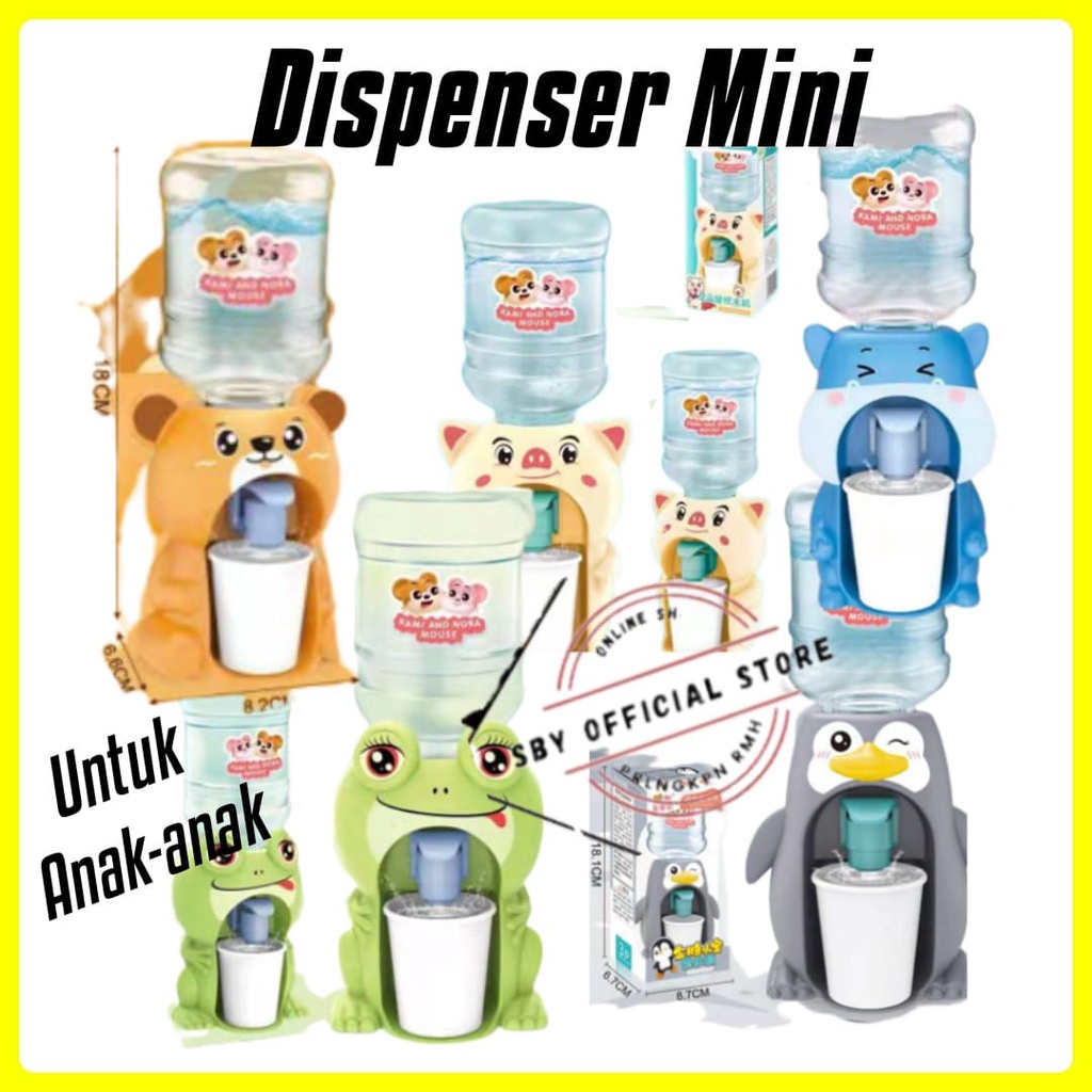 Jual MINI GALON DISPENSER AIR MINUM ANAK ANAK BERKARAKTER LUCU ...