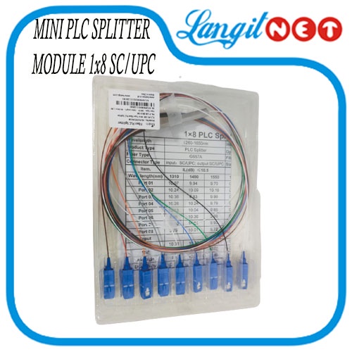 Jual MINI PLC SPLITTER 1-8 MODULAR 2 SC UPC FO | Shopee Indonesia