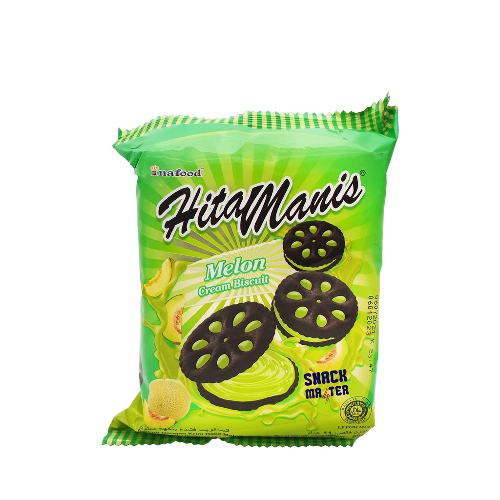 Jual Inafood Hitam Manis Cream Biskuit - Netto 94 gr | Shopee Indonesia